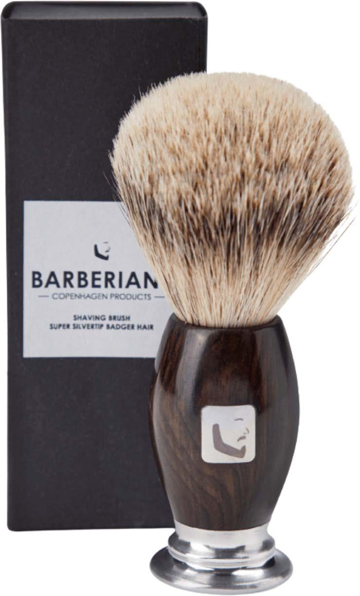 Barberians Shaving Brush Super Silvertip Badger Hair | lyko.com
