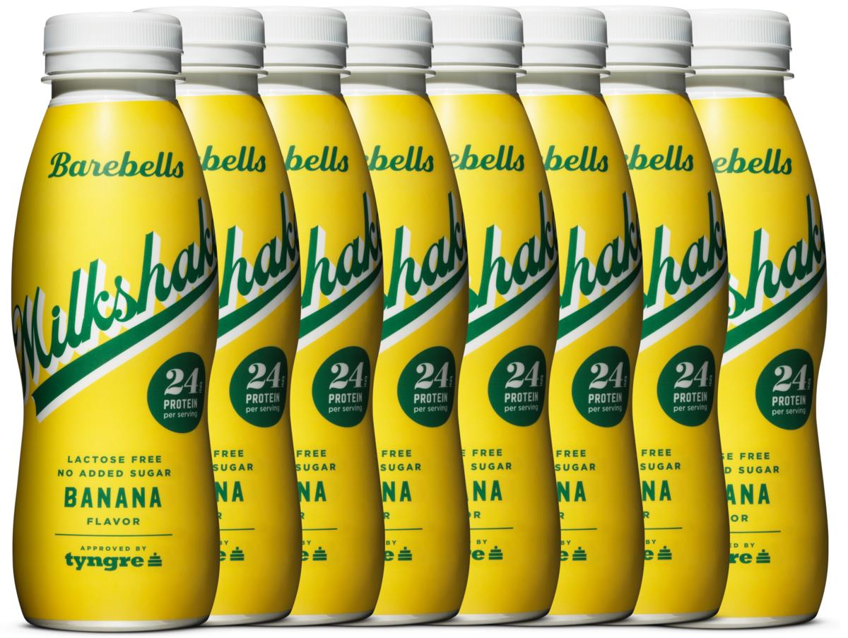 Barebells Protein Milkshake Banana 8-Pack | lyko.com