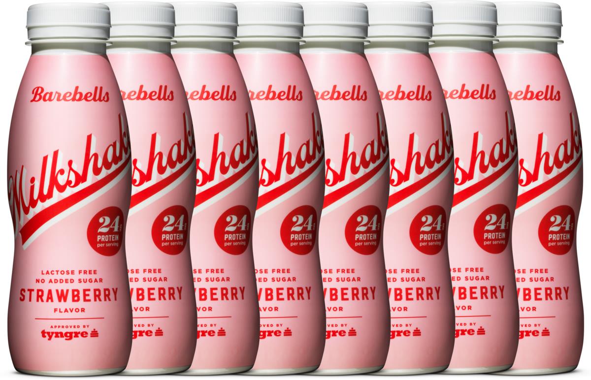 Barebells Protein Milkshake Strawberry 8-Pack | lyko.com