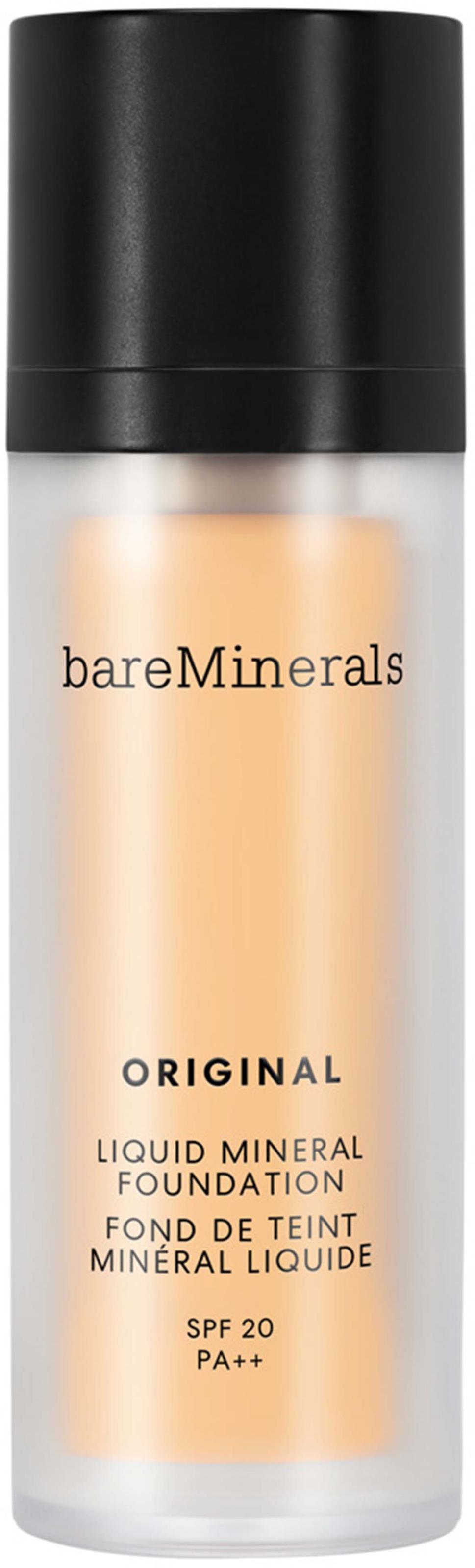 bareMinerals Original Liquid Mineral Foundation SPF 20 Golden Ivory 07 ...