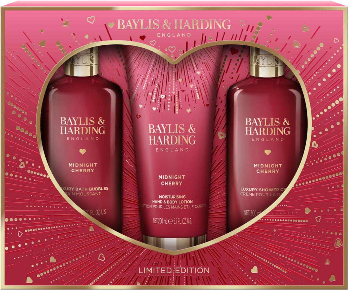 Baylis & Harding Midnight Cherry Luxury Body Trio Gift Set | lyko.com