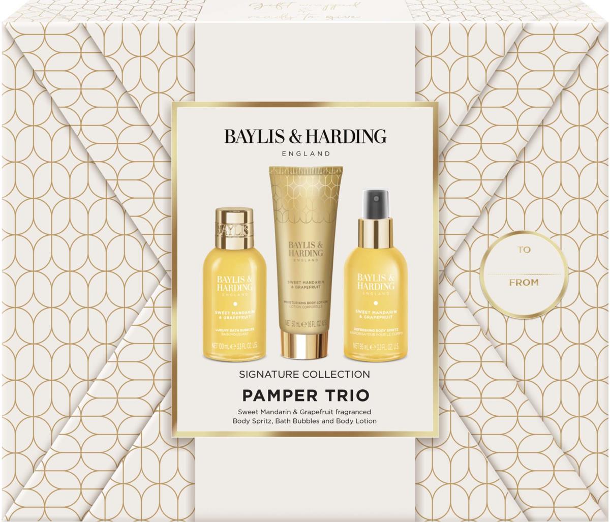 Baylis & Harding Sweet Mandarin & Grapefruit Wrapped Body Trio Gift Set | lyko.com