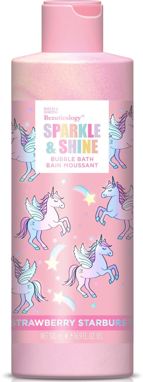 Baylis & Harding Beauticology Unicorn Strawberry Bubble Bath 500 ml ...