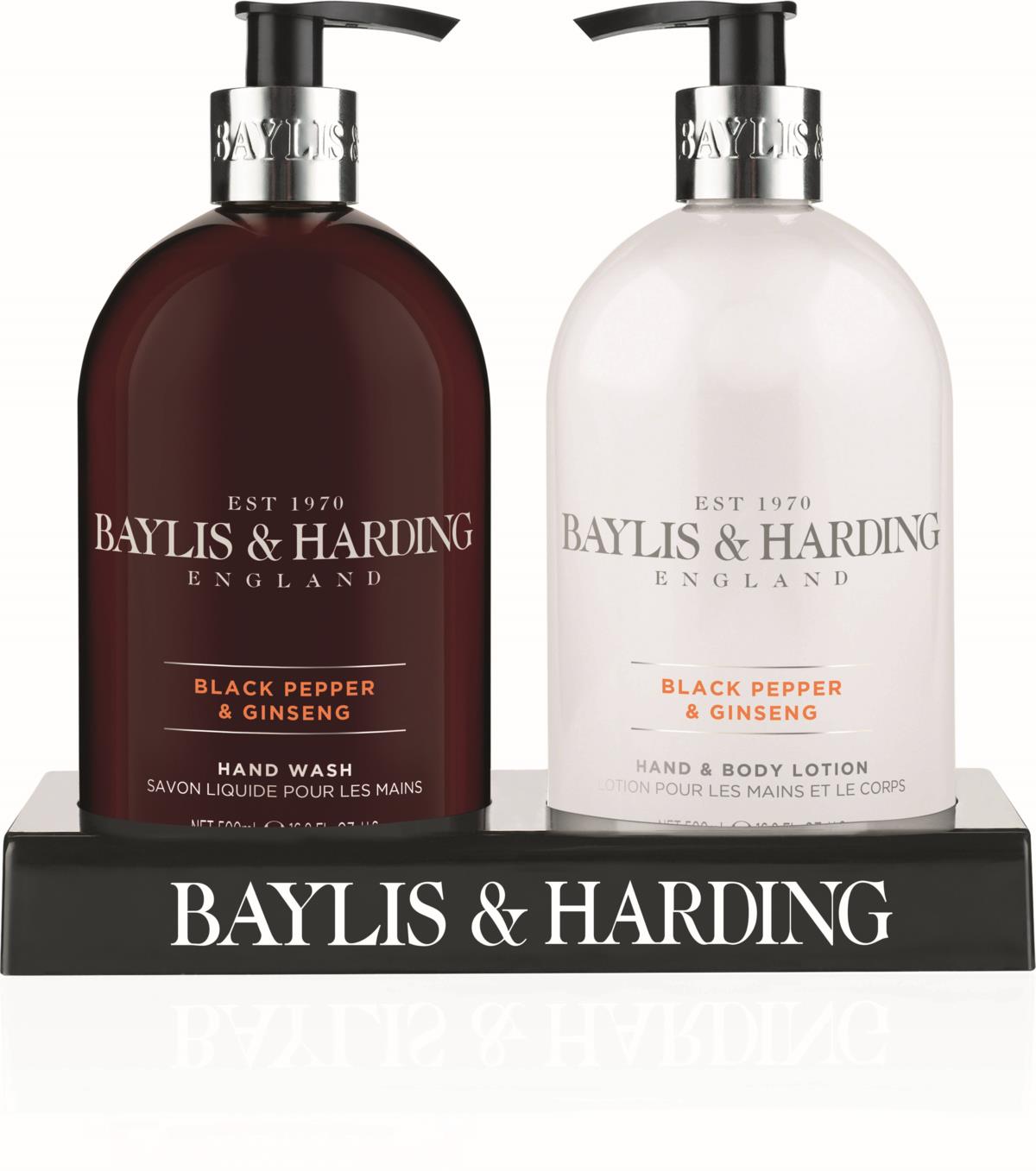 Baylis & Harding Men's Black Pepper & Ginseng 2 Bottle Set | lyko.com