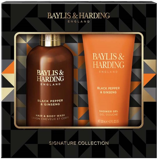 Baylis & Harding Men's Black Pepper & Ginseng Duo Gift Set | lyko.com