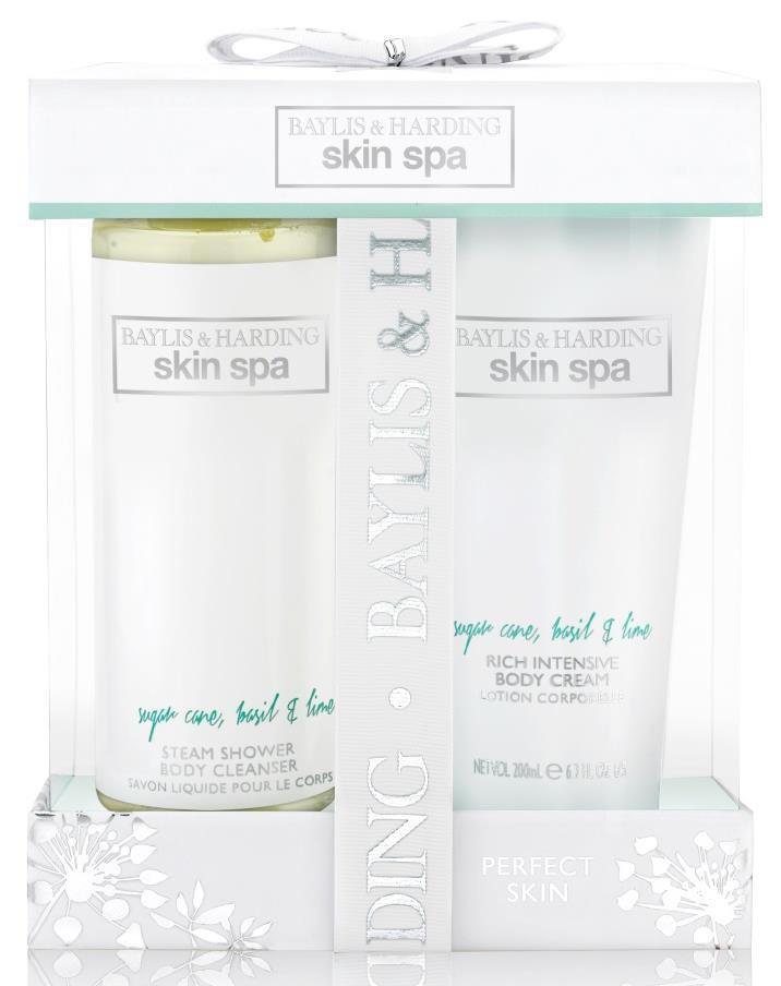 Baylis & Harding Sugar Cane Basil & Lime Skin Spa Duo 700 ml | lyko.com