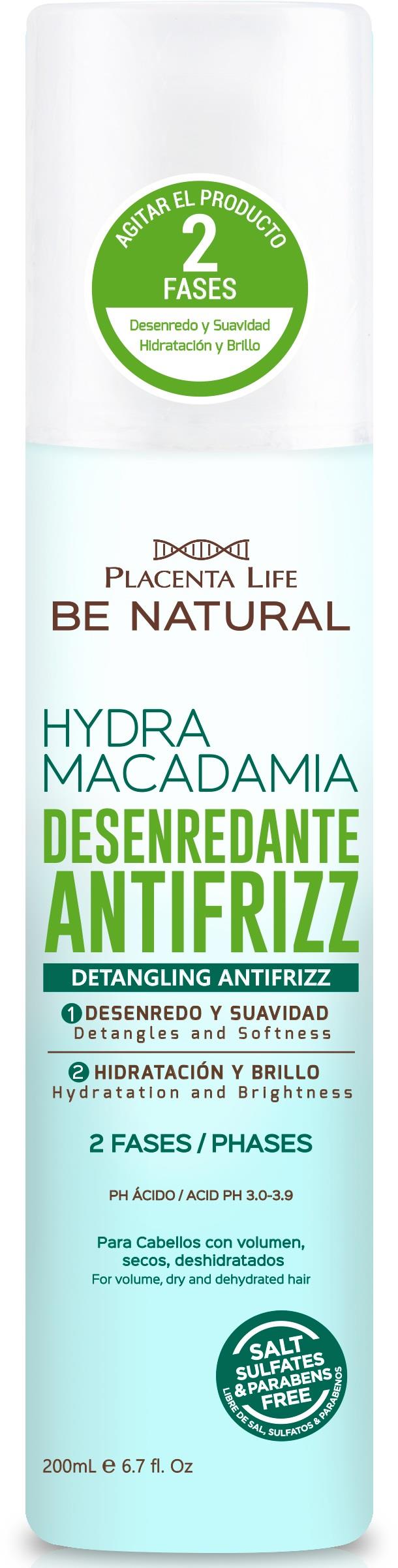 Be natural Hydra Macadamia Desenredante Antifritz 200 ml | lyko.com