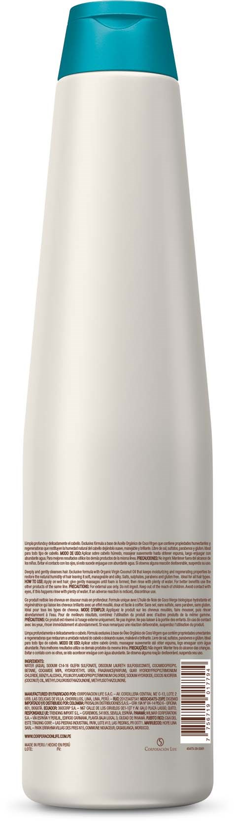 Be natural Virgin Coconut Shampoo 350 ml | lyko.com