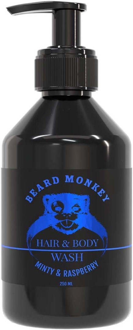 Beard Monkey Hair & Body Wash Minty & Raspberry 250 ml | lyko.com