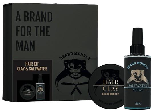 Beard Monkey Hair clay & saltvatten Giftset | lyko.com