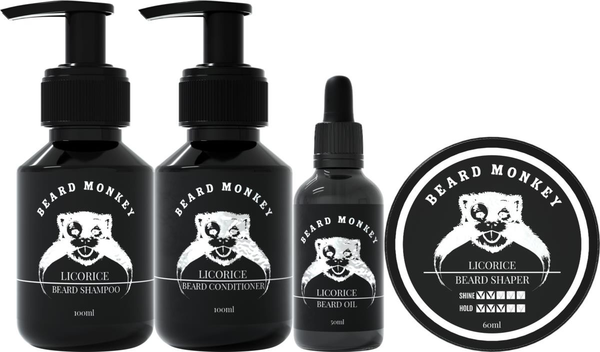 Beard Monkey Licorice All Beard Kit | lyko.com