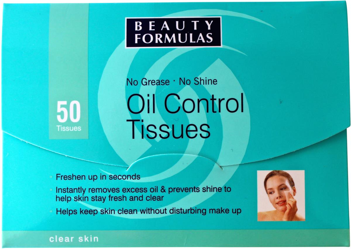Beauty Formulas Oil Control Tissues 50st | lyko.com