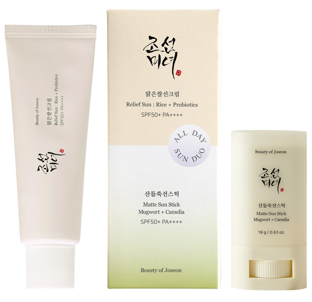 Beauty of Joseon All Day Sun Duo Relief Sun + Matte Sun Stick 68 pcs ...