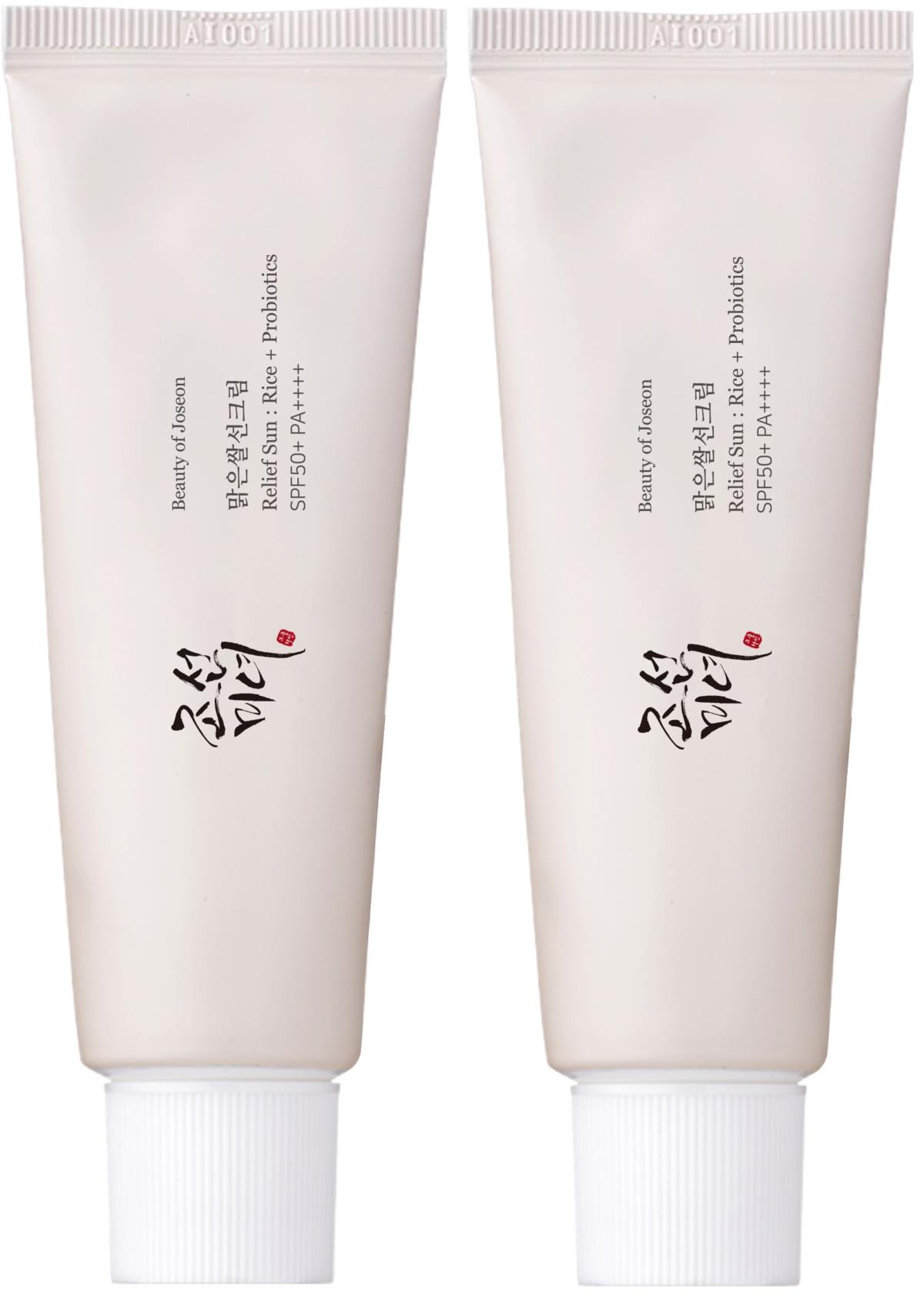 Beauty of Joseon Relief Sun: Rice + Probiotics SPF50 Duo 2x50 ml | lyko.com