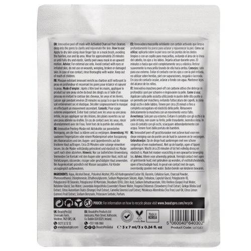 Beauty PRO Black Peel Charcoal Mask | lyko.com