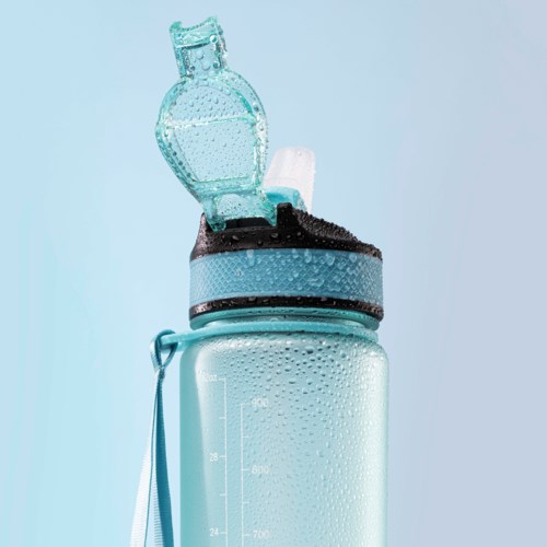 Beauty Rebels Motivational Water Bottle 1 L Turquoise | lyko.com