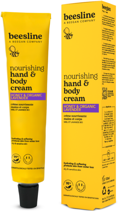 Beesline Nourishing Hand & Body Cream Honey & Organic Lavender 100 ml ...