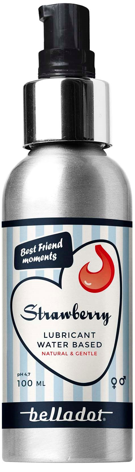Belladot Lubricant Strawberry Waterbased 100 ml | lyko.com