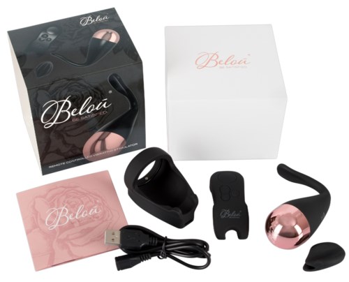 Belou Remote Controlled Vibrating Stimulator Black | lyko.com