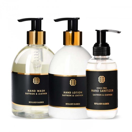 Benjamin Barber Gift Set Saffron & Leather Hand Trio | lyko.com