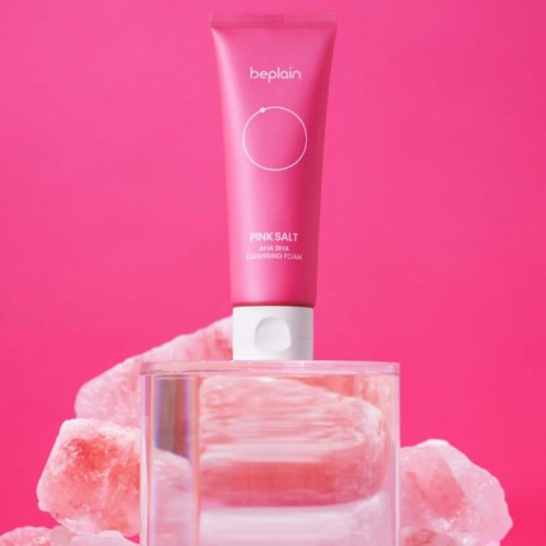 Beplain Pink Salt AHA BHA Cleansing Foam 120 ml | lyko.com