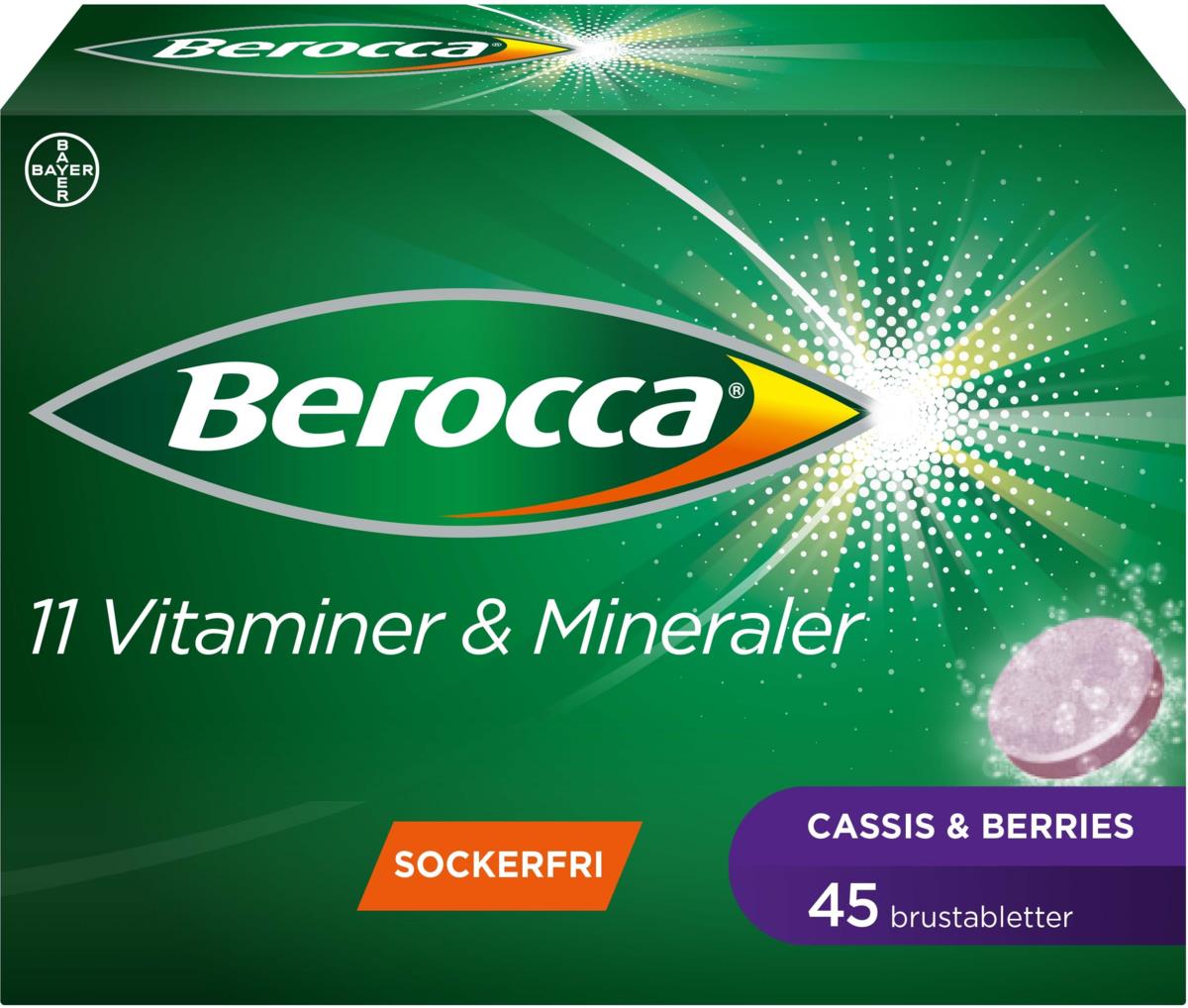 Berocca Energy Cassis & Berries 45 st | lyko.com
