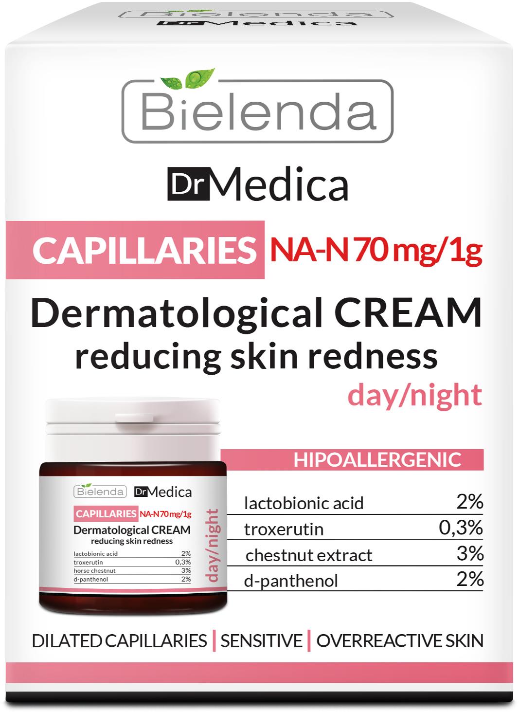 Bielenda DR MEDICA CAPILLARY SKIN Dermatologic anti-redness face cream ...