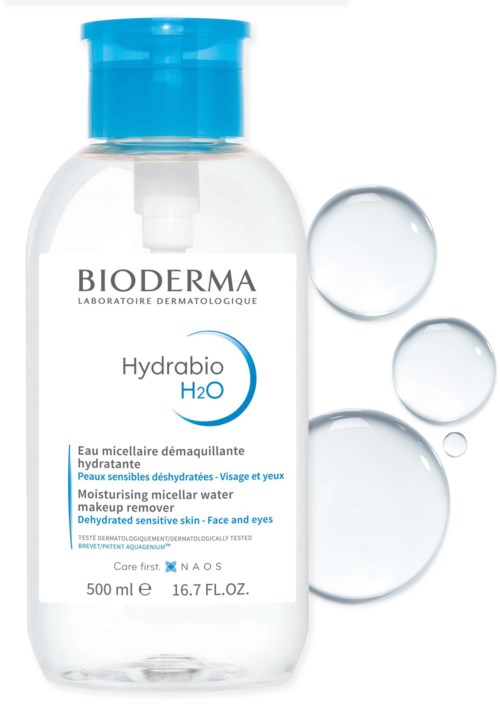 Bioderma Hydrabio H2O Moisturising Micellar Water Makeup Remover 500 ml ...