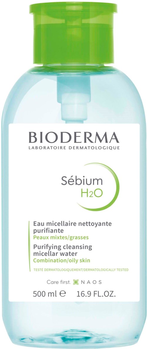 Bioderma Sebium H2O Moisturising Micellar Water Makeup Remover 500 ml ...
