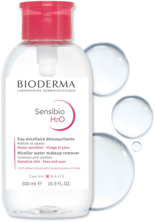 Bioderma Sensibio H2O Moisturising Micellar Water Makeup Remover 500 ml ...