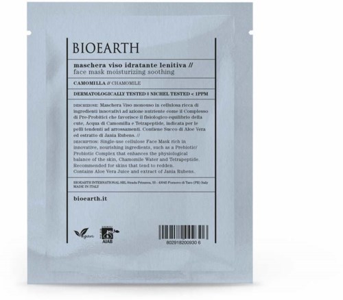 Bioearth Sheetmask Moisturising Soothing 15 ml | lyko.com
