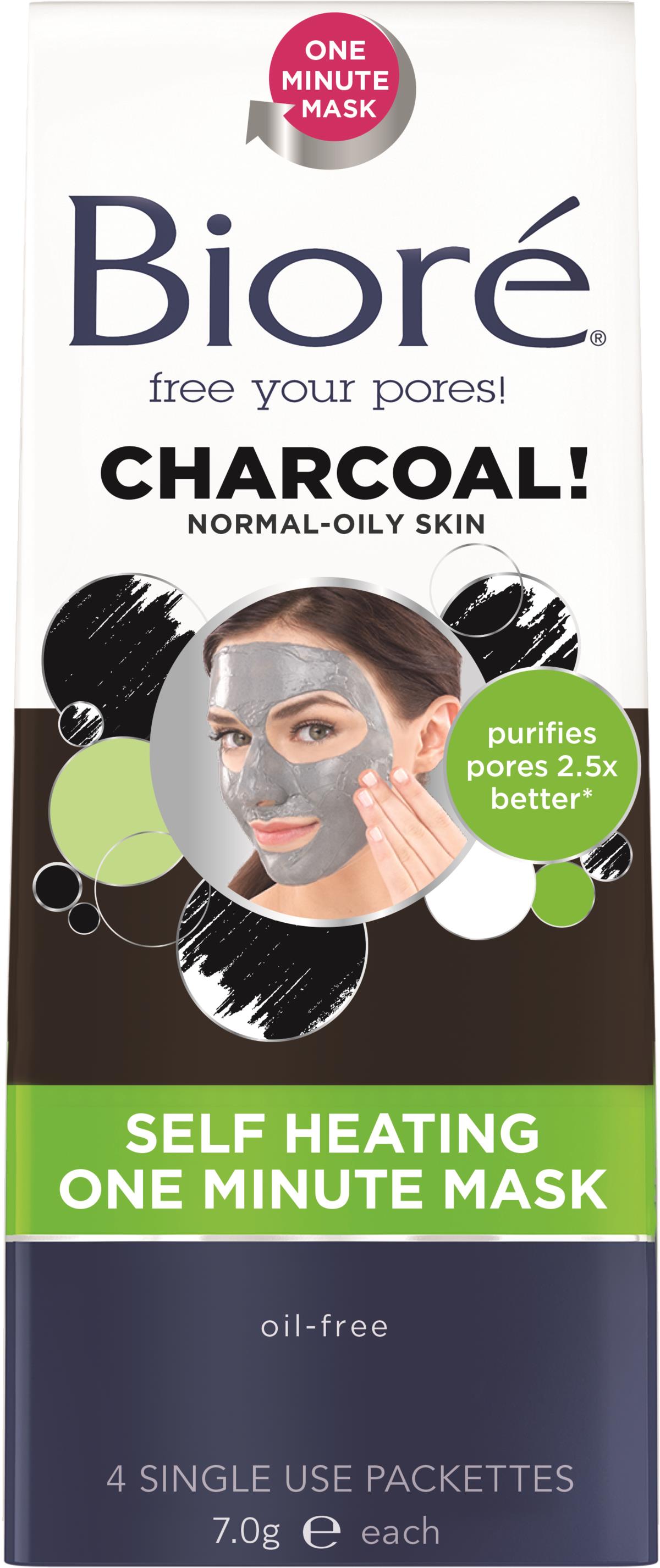 Bioré Self Heating One Minute Mask 4st 7 g | lyko.com