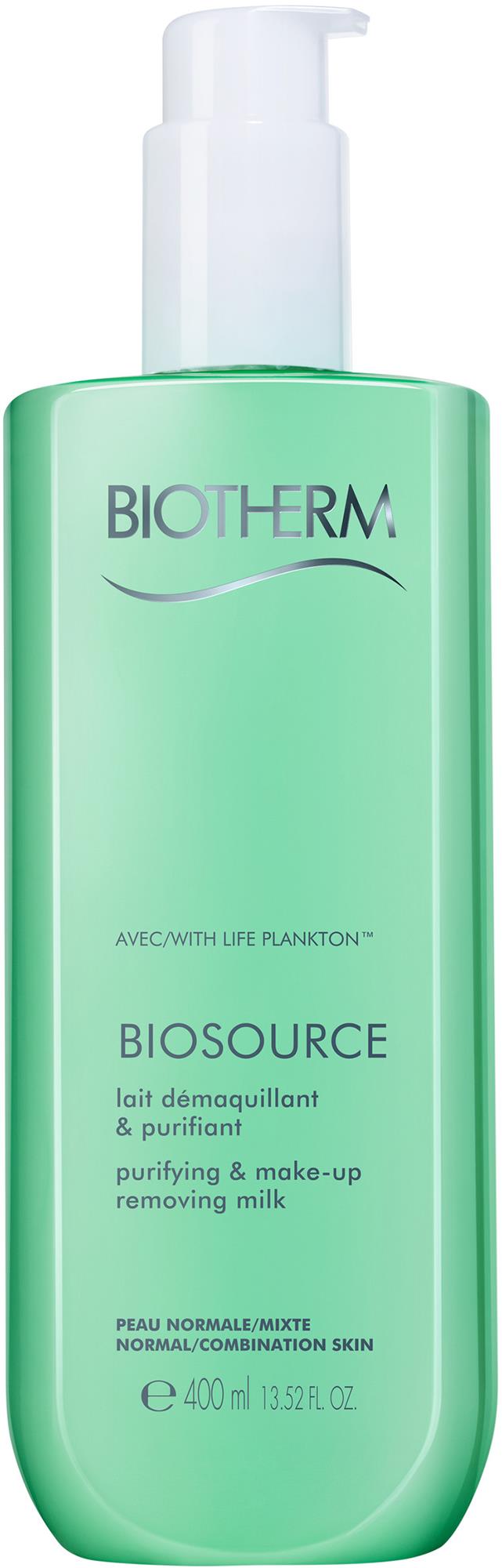 Biotherm Biosource Purifying & Make-Up Removing Milk Normal Skin 400 ml ...