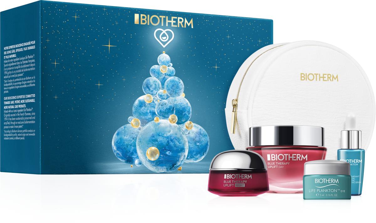 Biotherm Blue Therapy Blue Therapy Red Algae Uplift Day Cream Gift Set ...