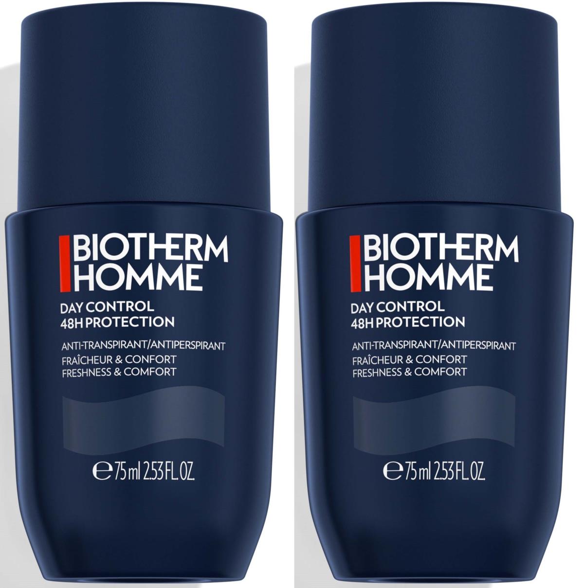 Biotherm Day Control Day Control Homme Roll-on 48H Duo 2x75 ml | lyko.com