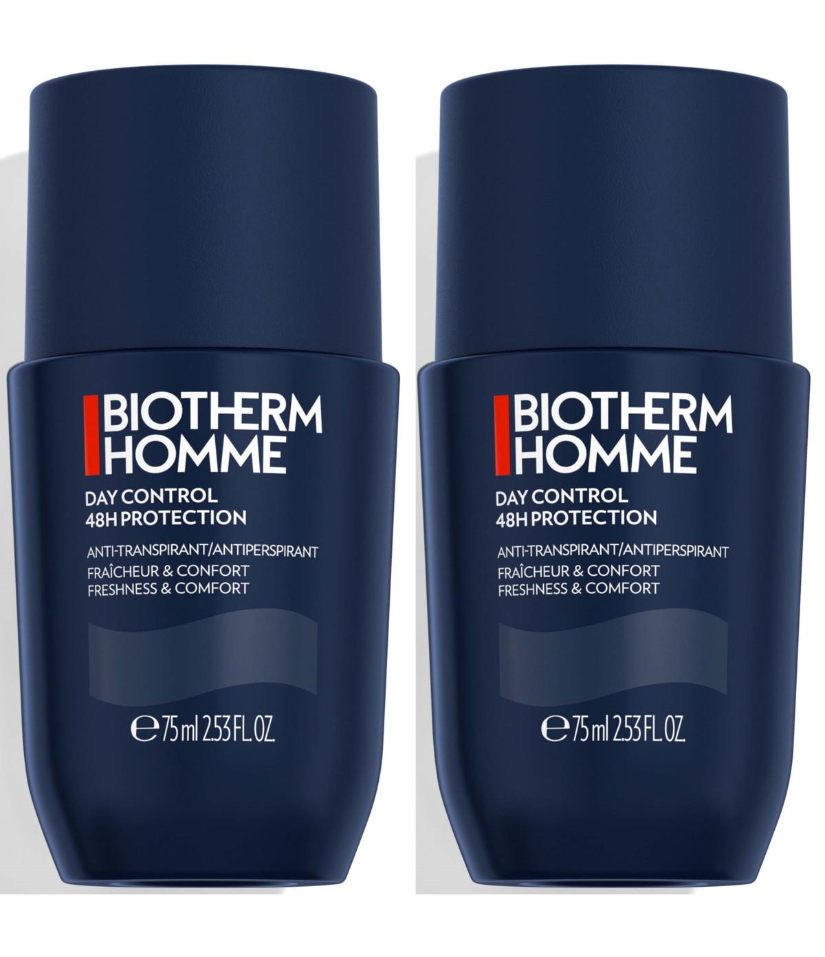 Biotherm Day Control Day Control Homme Roll-on 48H Duo 2x75 ml | lyko.com