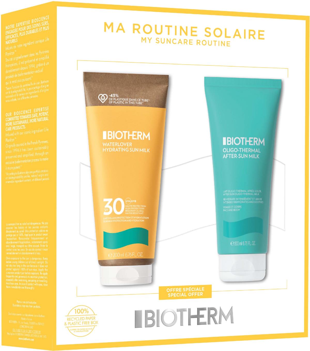 Biotherm Lait Solaire Hydratant Sun Essentials SPF30 Set | lyko.com