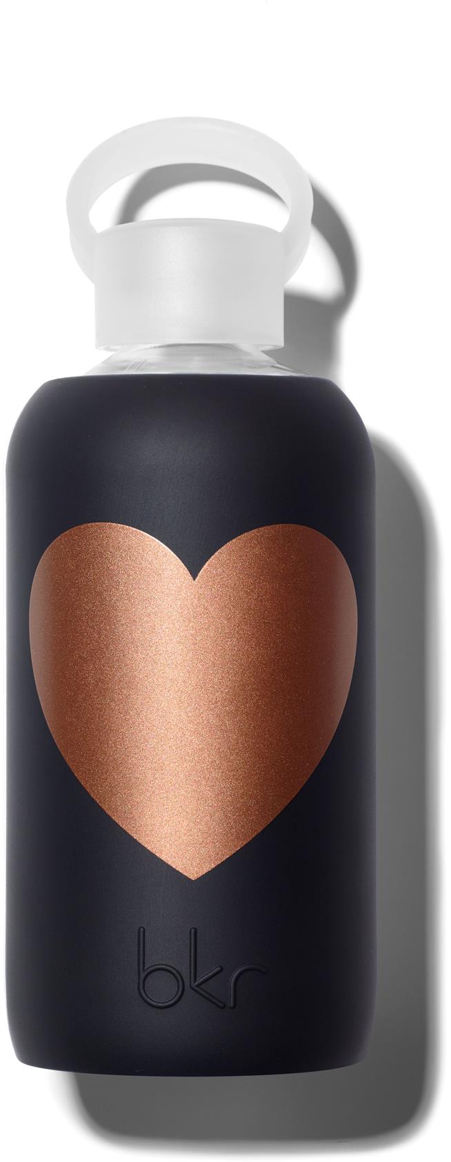 bkr Metallic Heart 500ml Jet Bronze Heart | lyko.com