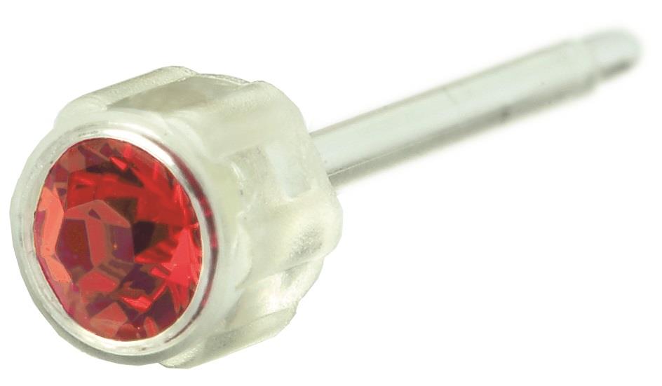 Blomdahl Medicial Plastic Ruby 4mm | lyko.com