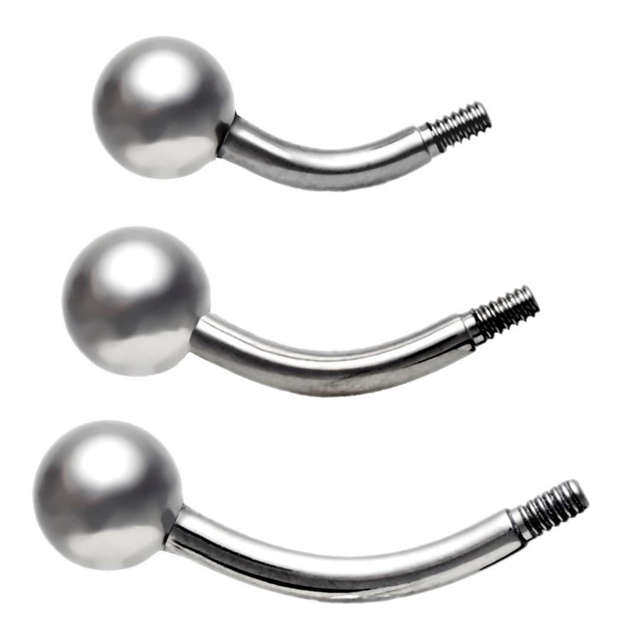 Blomdahl Natural Titanium Navel Pin 8mm | lyko.com