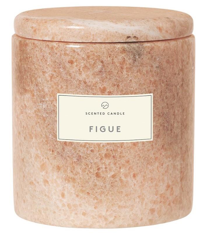 blomus Scented Candle Indian Tan Marble Fig 2036 g | lyko.com
