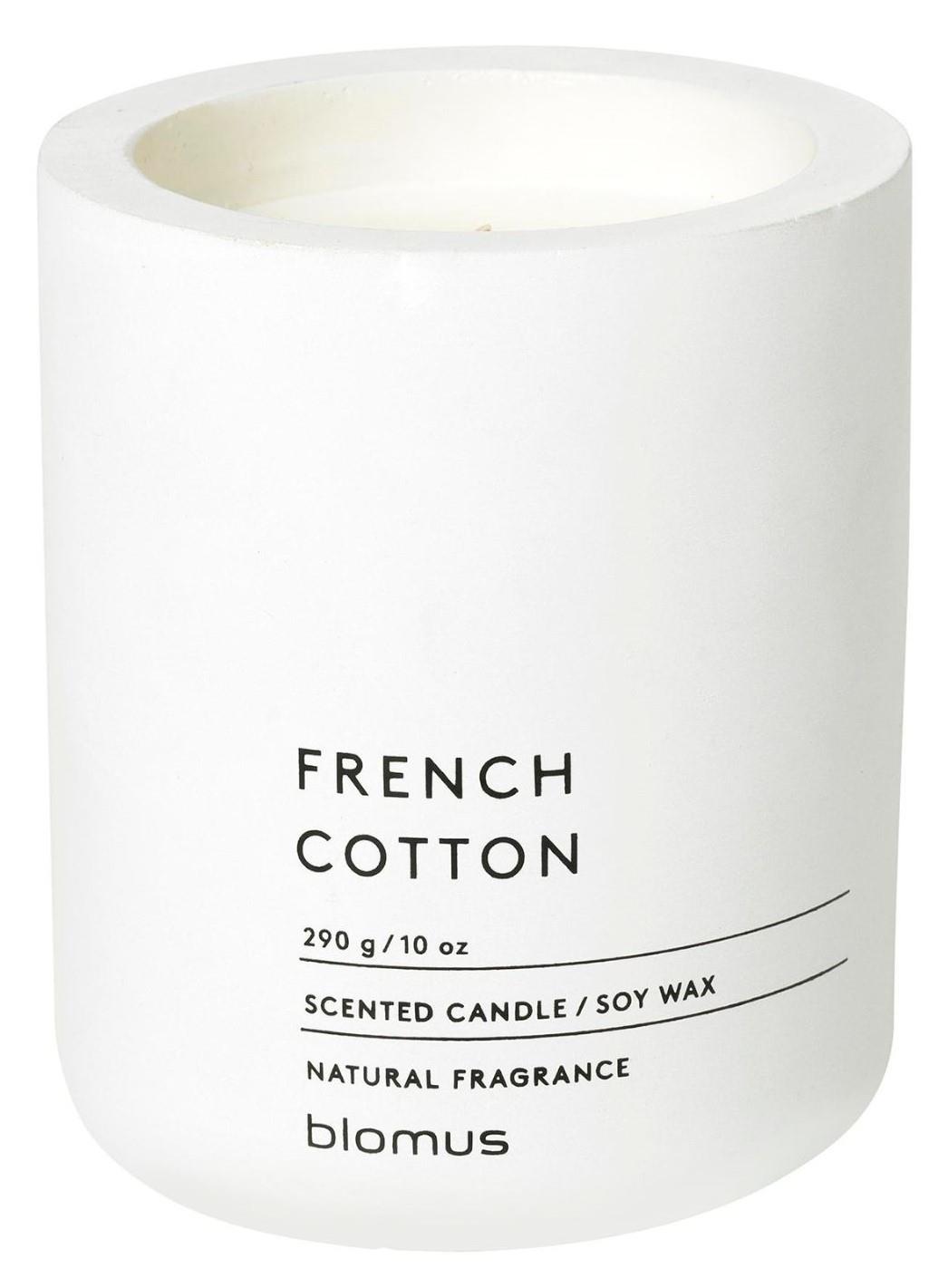 blomus Scented Candle Lily White French Cotton 290 g | lyko.com