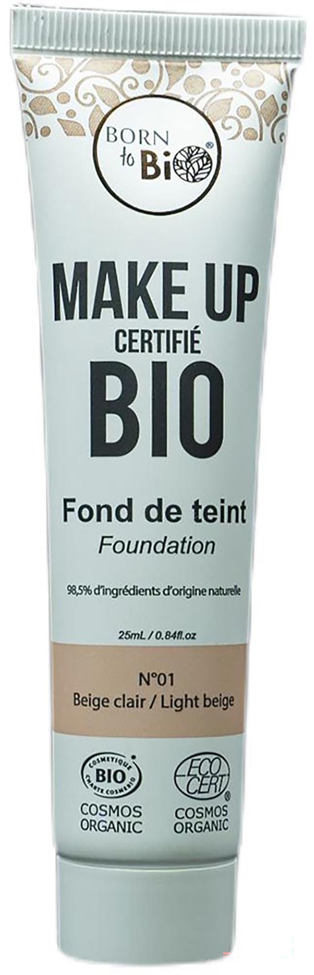 Born to Bio Organic Foundation N°1 Light Beige | lyko.com