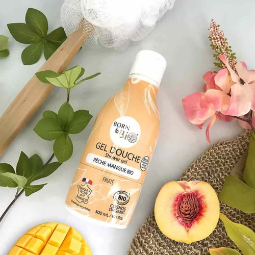 Born to Bio Organic Peach and Mango Shower Gel 300 ml | lyko.com