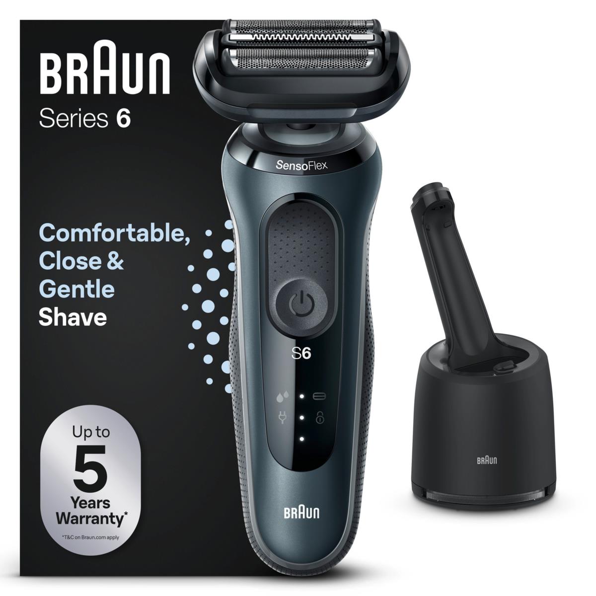 Braun Series 6 61N7000cc Electric Shaver With Smartcare Center Gray ...
