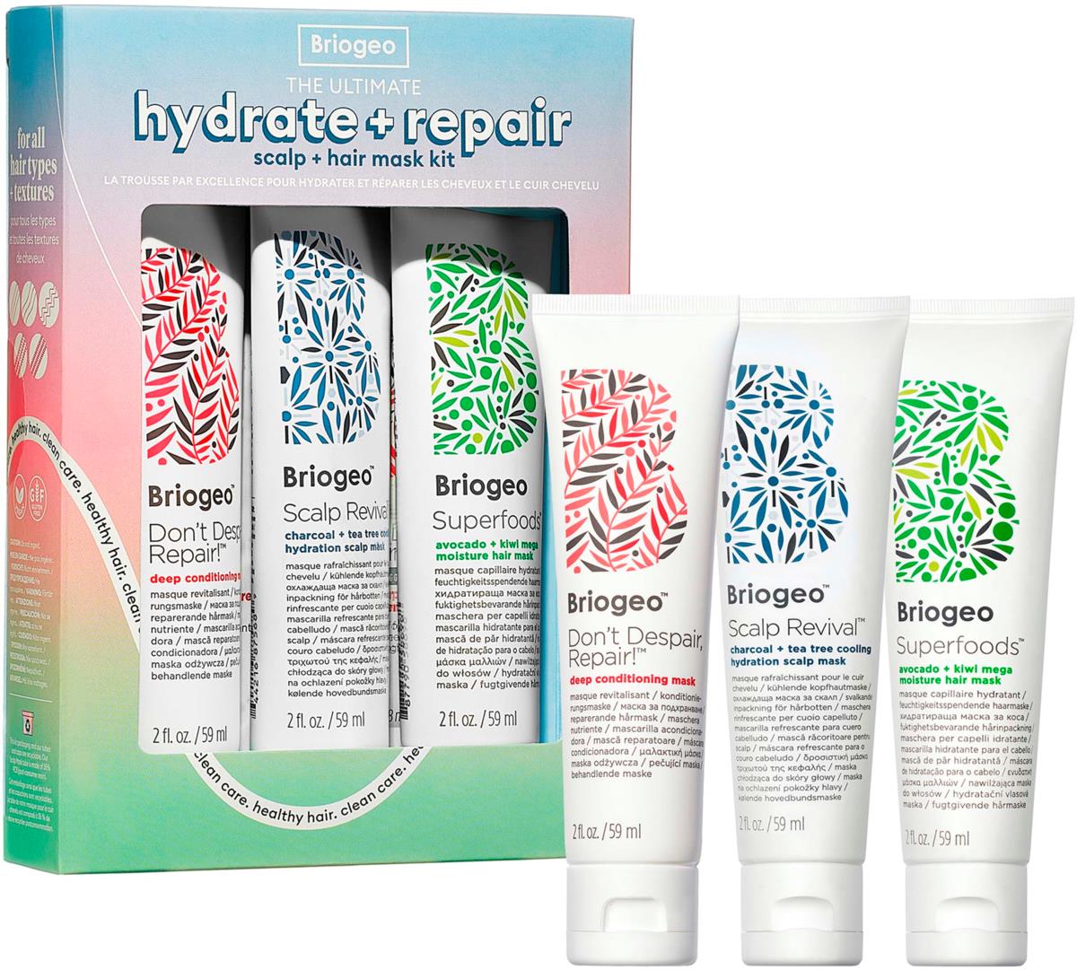 Briogeo The Ultimate Hydrate + Repair Scalp + Hair Mask | lyko.com