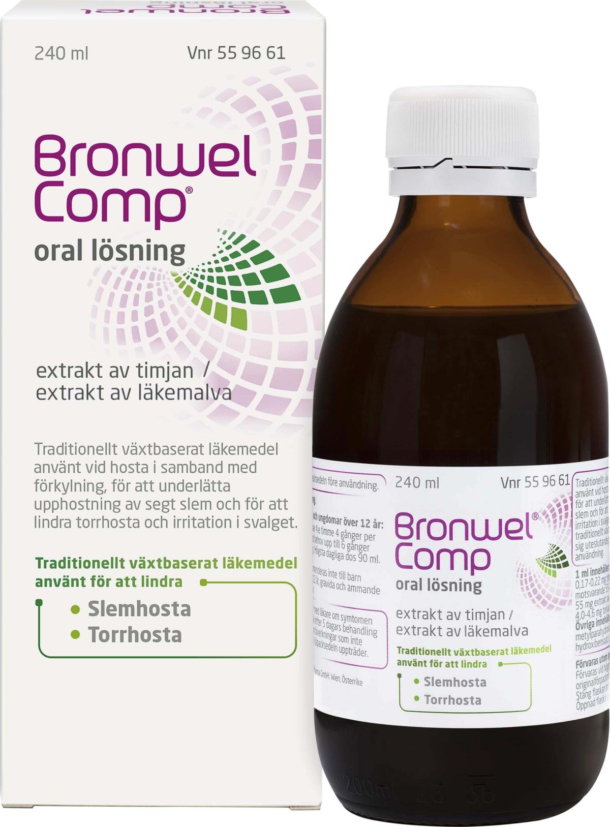 Bronwel Comp Oral Lösning 240 ml | lyko.com