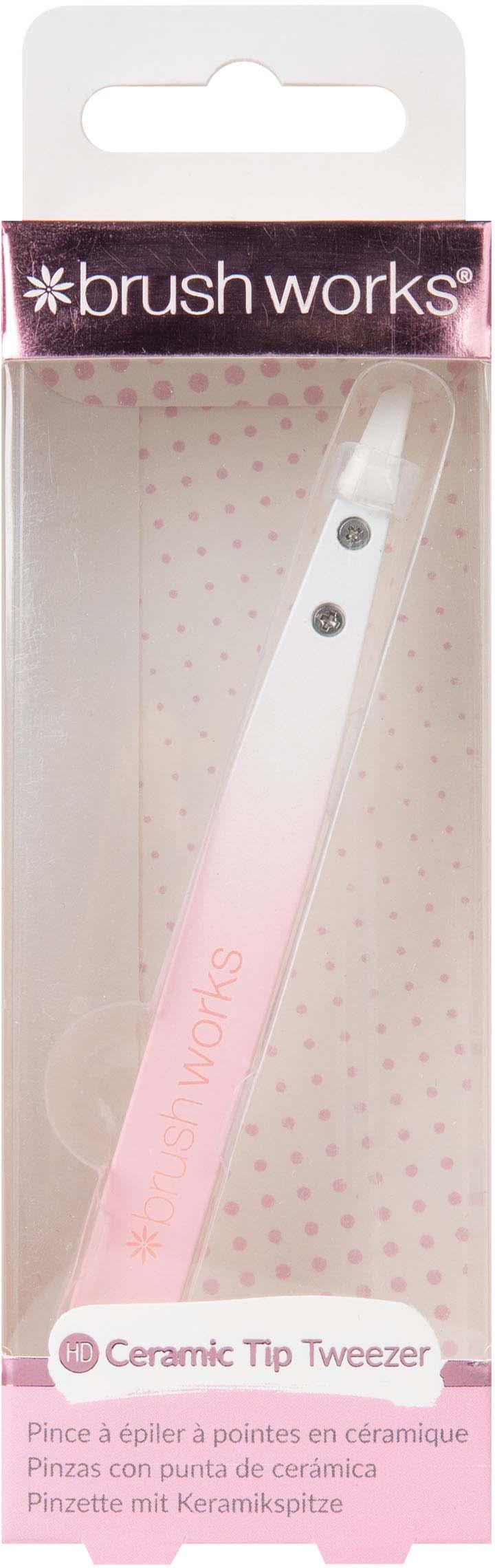 Brushworks Ceramic Tip Tweezer | lyko.com
