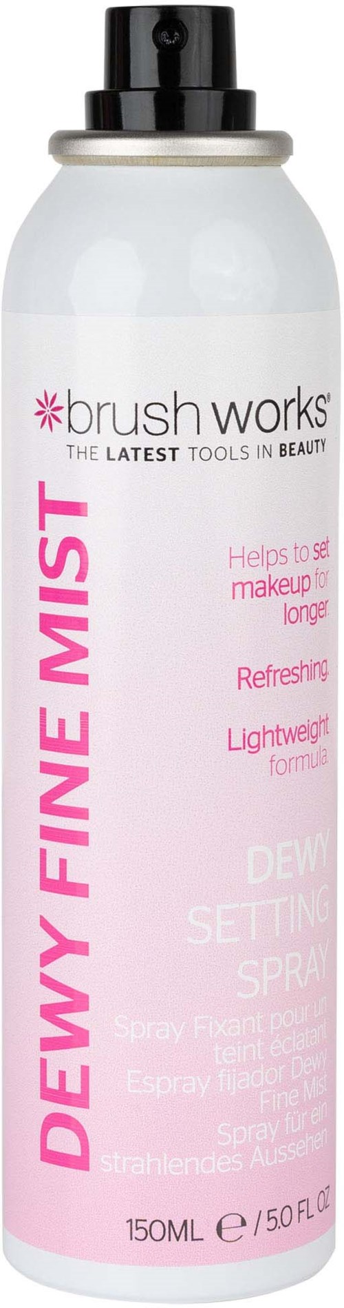 Brushworks Dewy Fine Mist Setting Spray 150 ml | lyko.com