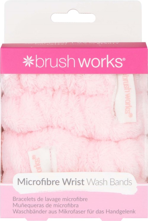 Brushworks Microfibre Wrist Wash Bands 2 Pack | lyko.com
